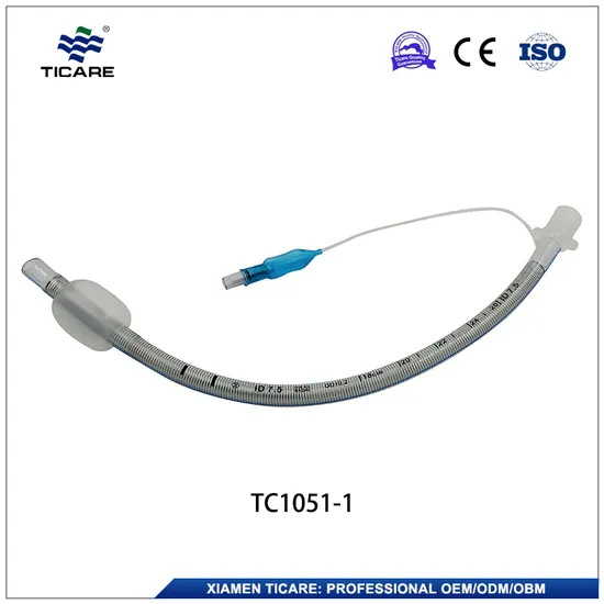 Medical PVC Silicone Reinforced Et Endotracheal Tube for Single Use ...